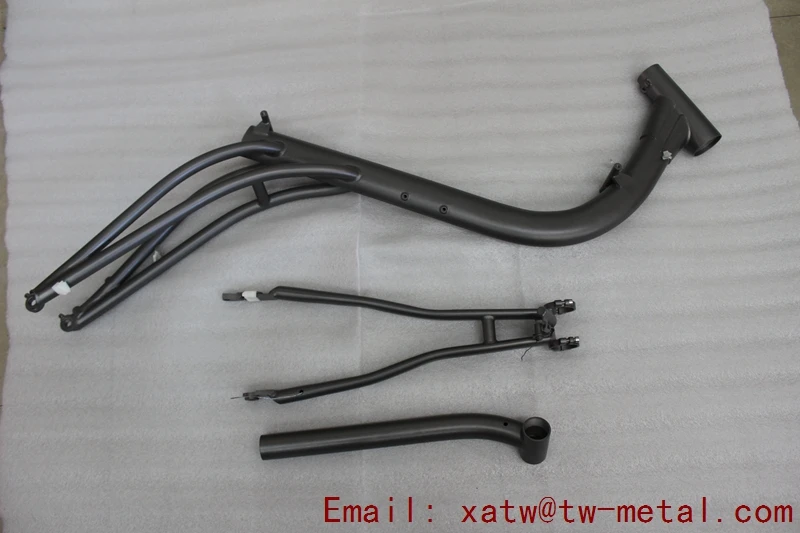 Titanium Recumbent Bike Frame - Durable & Customizable