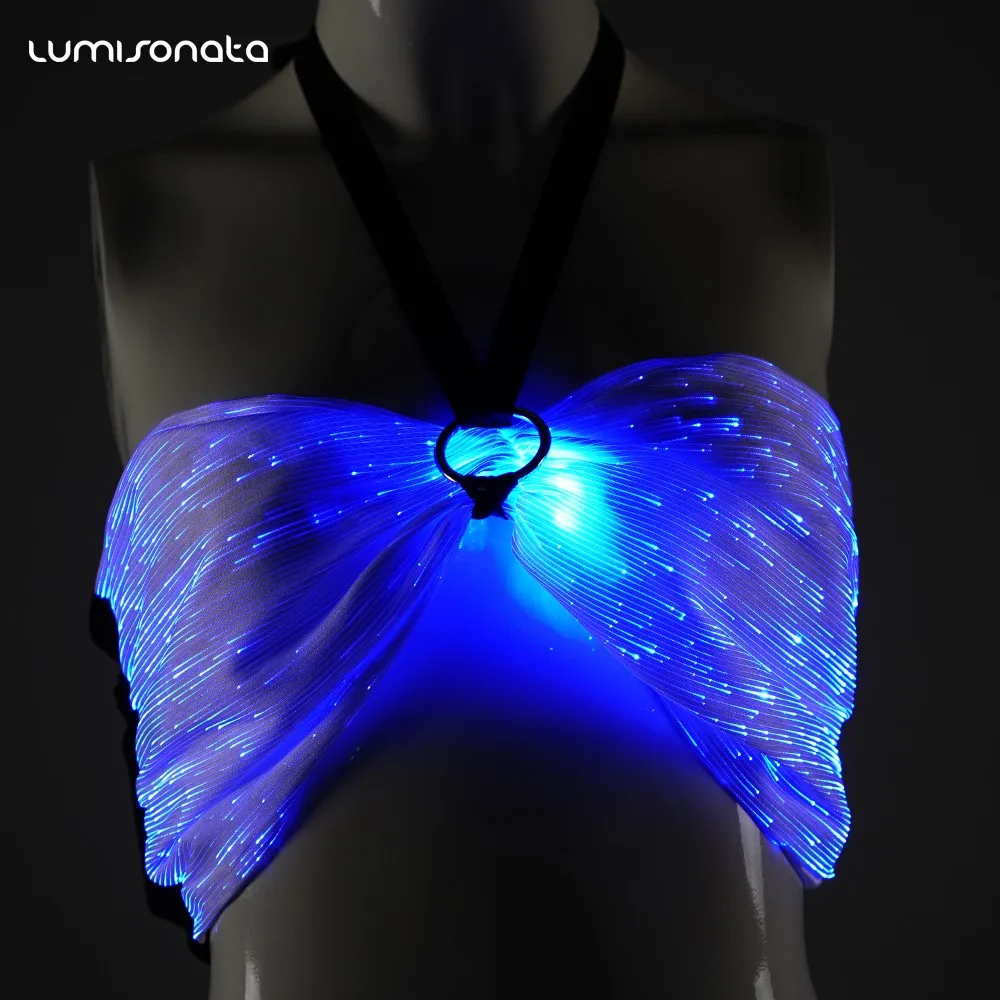 Fashion Sexy Glow In The Dark Underwear Led Light Up Fiber Optic ...