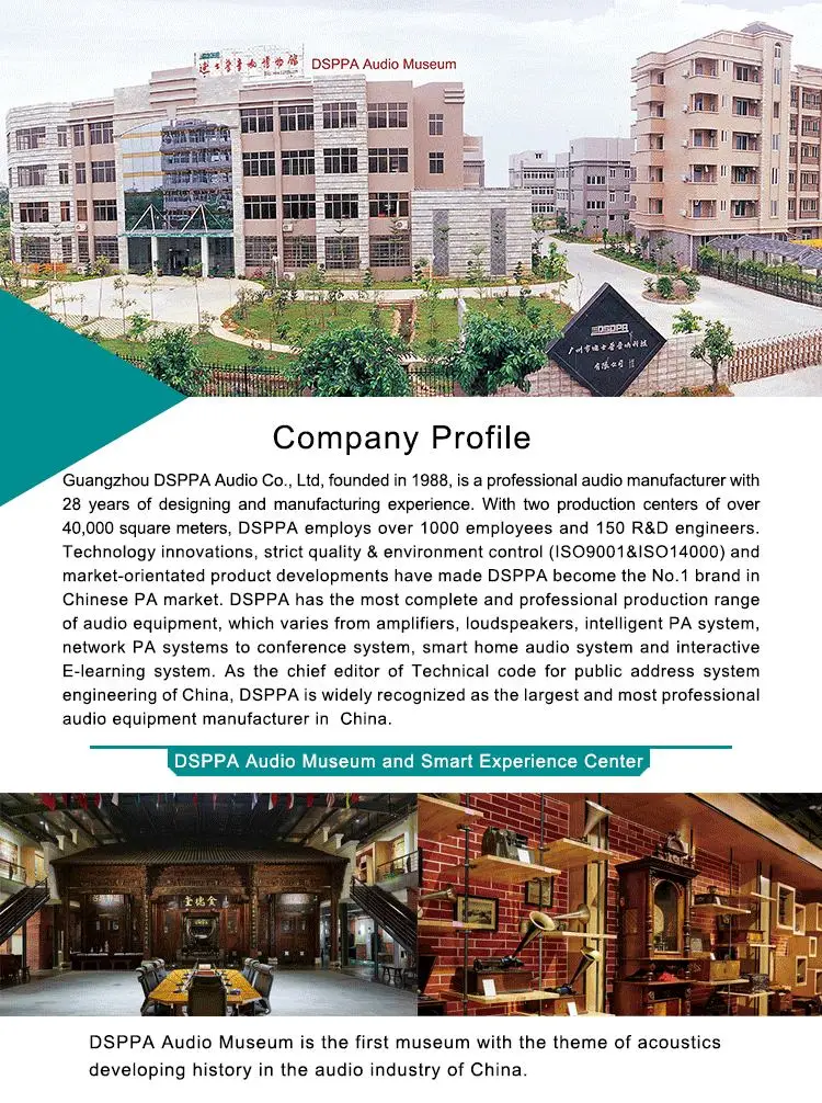 DSPPA DA2 Series PA System - Efficient 2 Channel Amplifiers