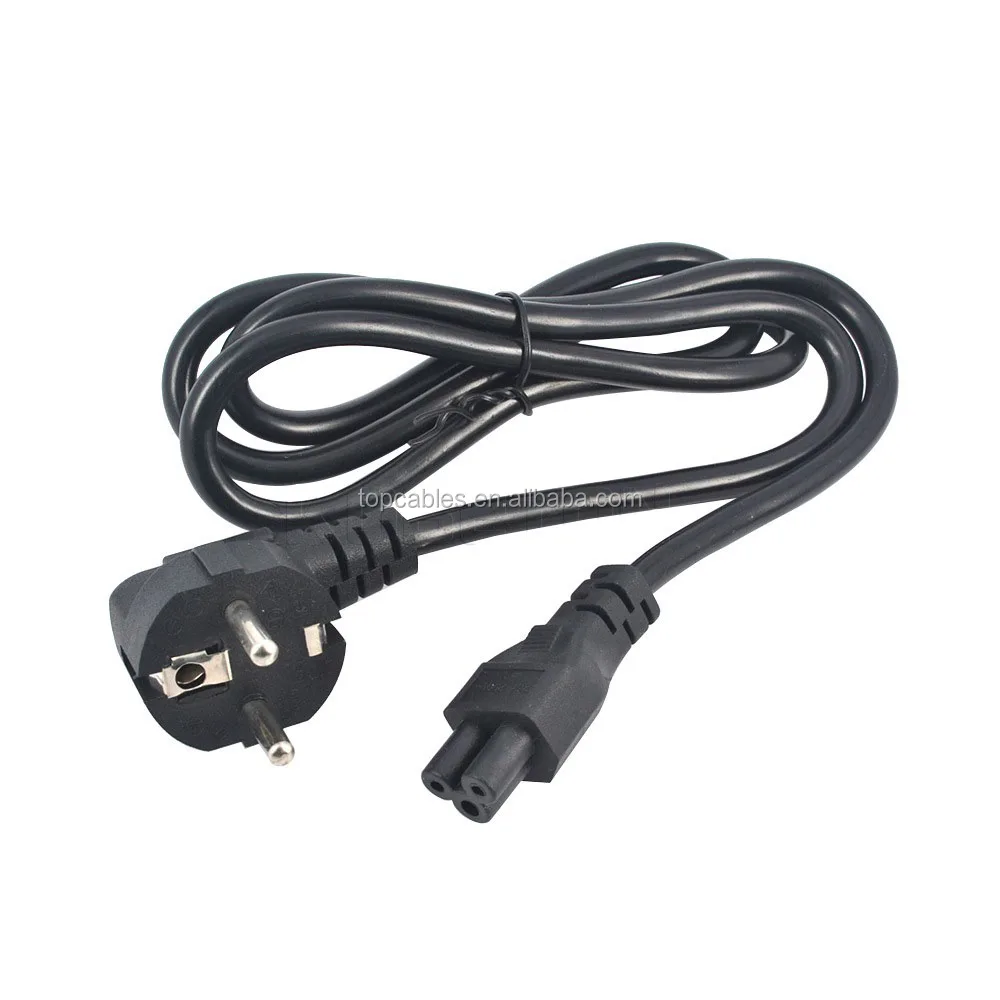 Eu 3-prong Plug European Power Cord Extension Wall Power Supply Cord ...