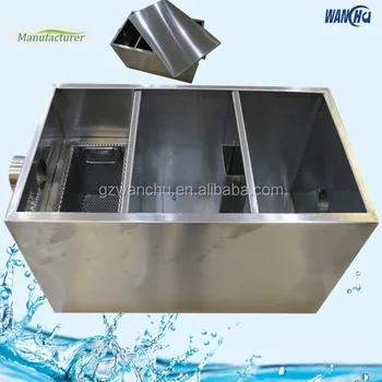 Restaurant Kitchen Oil Filter Grease Trap & Wastewater Interceptor ...