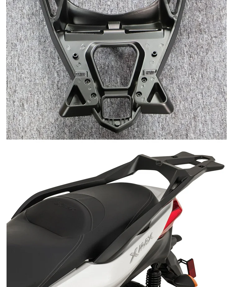 Motorcycle Aluminum Rear Luggage Rack Holder Shelf Bracket For Yamaha ...