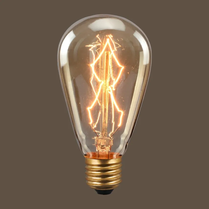 110v E26 E14 Decorative Smart Edison Bulbs St45 25w 40w 60w Vintage ...