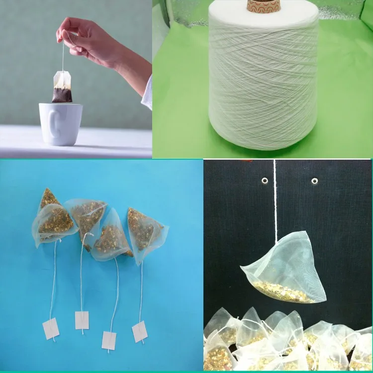 100% Biodegradable And Food Grade Pla Yarn And Corn Yarn For Tea Bag ...