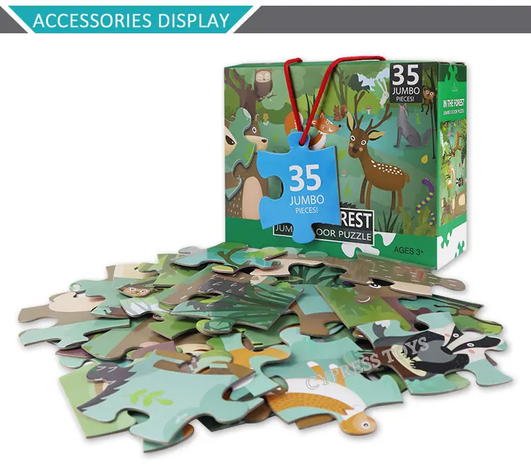 New Design Paper Animal Puzzle 3d Puzzle Paper Puzzle Toy For Kids ...