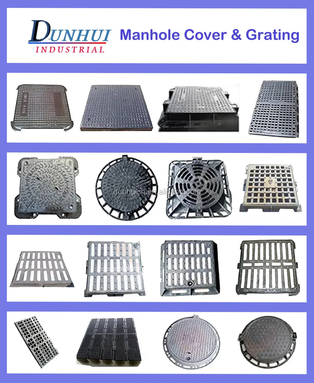 Typical Manhole Lid Size En124 D400 Clear Open 600mm Composite Manhole