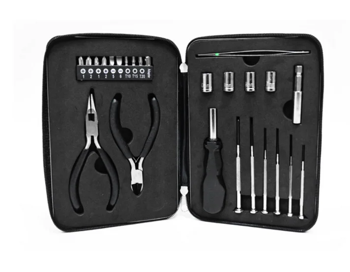 China Factory 25pcs Household Tool Set Gift Metal Case Mini Tool Kit ...