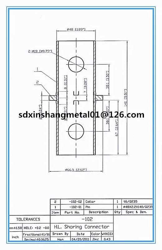 Galvanized Coupling Pin For Waco Shoring Frames - Buy Shoring Frame,10k ...