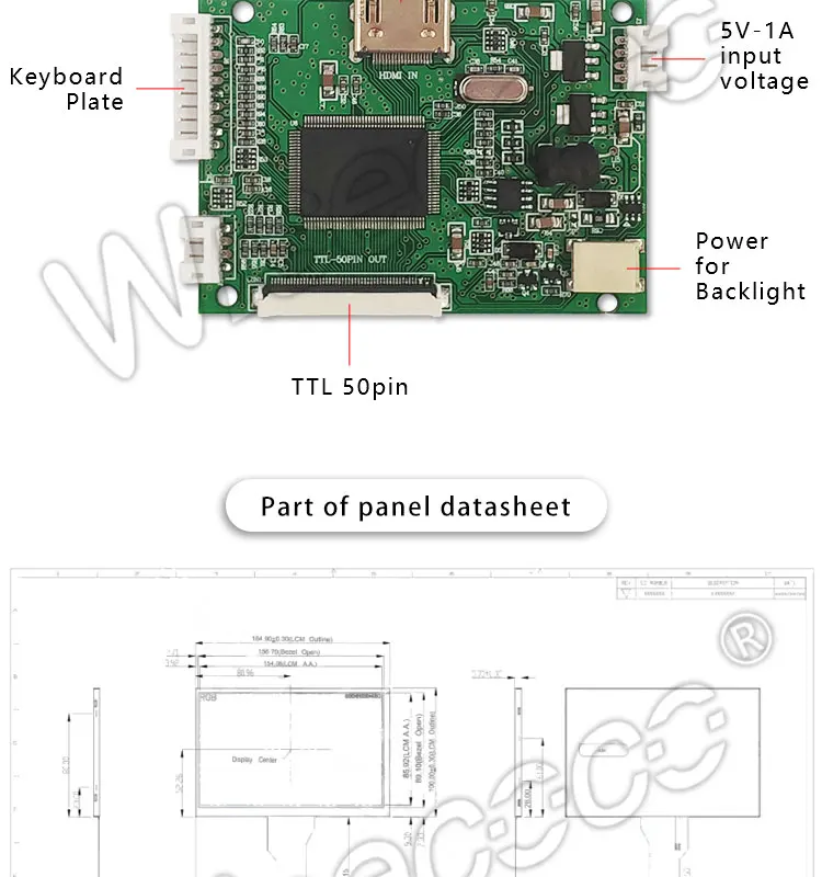 8 Inch 800*600 Lcd Cost-effective Panel Lcd Display Module Digital ...