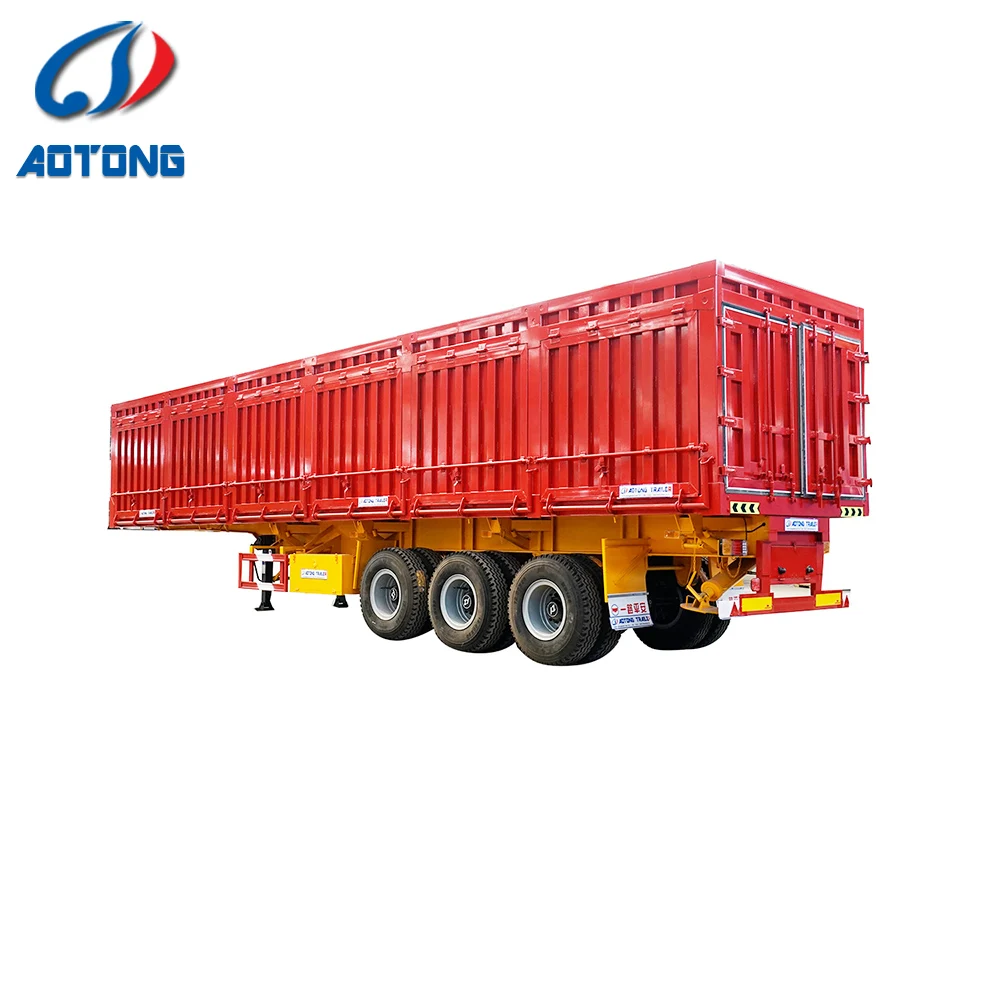 2/3 Axis Side Dump Truck Trailer With Hydraulic Cylinder Side Tipper ...