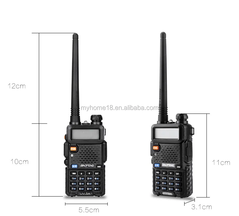 2017 Original Baofeng Uv 5r Uv-5r Portable Dual Band Vhf Uhf Two Way ...
