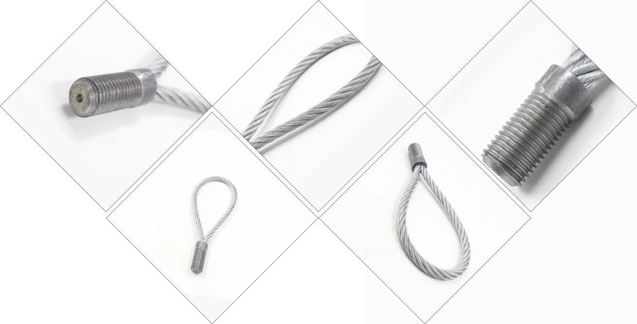 Construction Accessories Wire Rope Cast-in Loops/lifting Loop - Buy ...