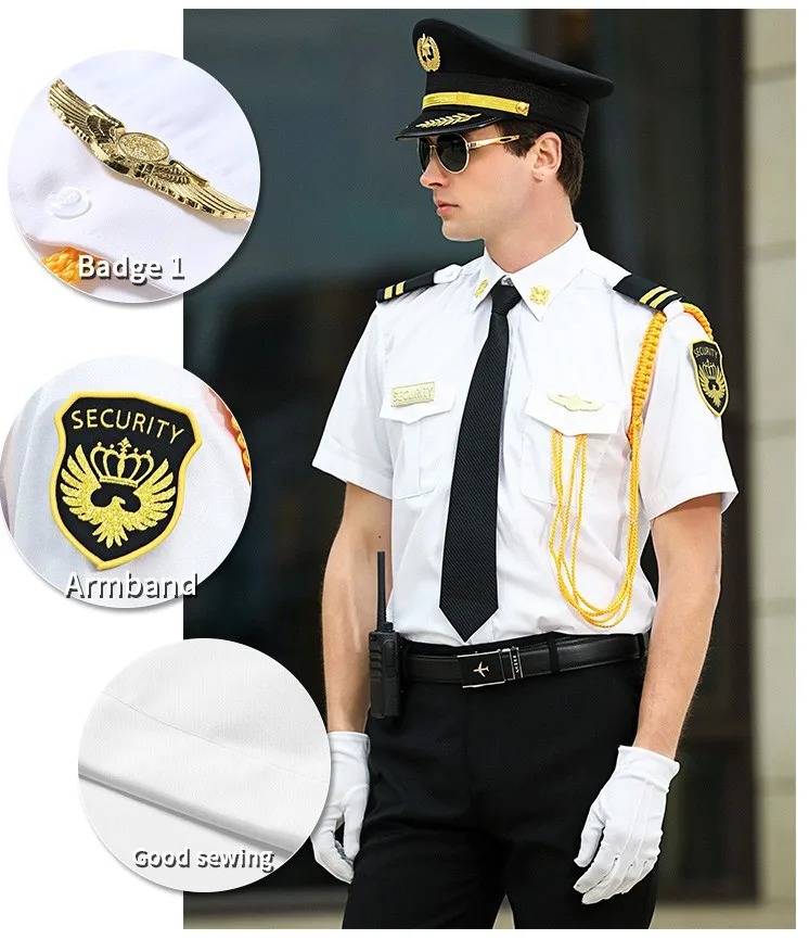 Design Man Hotel Security Guard Dress Safety Work Uniforms
