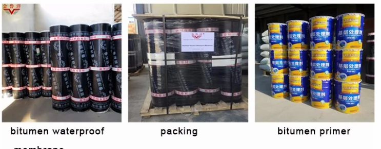 SBS APP Modified Bitumen Waterproof Roll Membrane 3mm Aluminium Foil ...