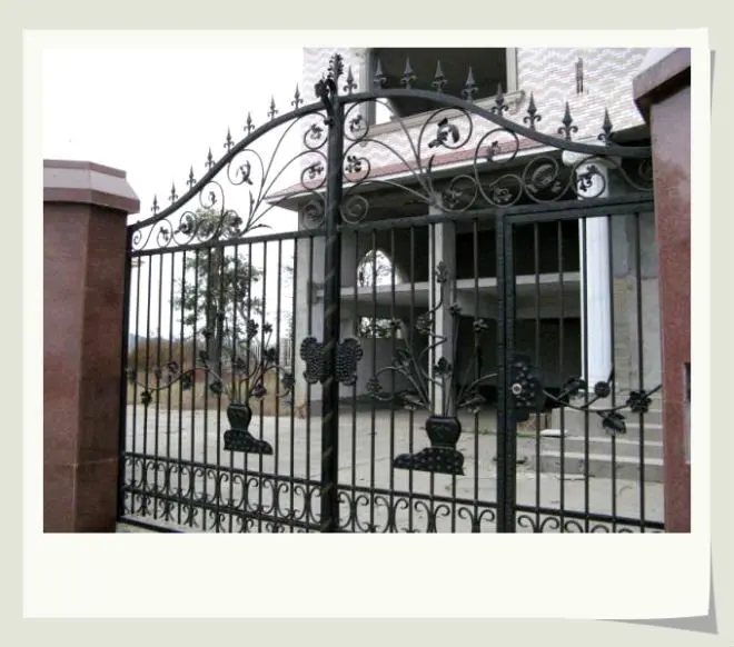Simple Iron Gate Design,Security Iron Gates,Tubular Gate Design - Buy ...