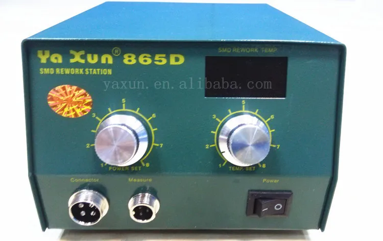 새로운 디자인 Yaxun 865d Bga Smd Irda 적외선 재 작업 스테이션 온도 센서 테스터 및 전력 설정 모바일 수리 ...