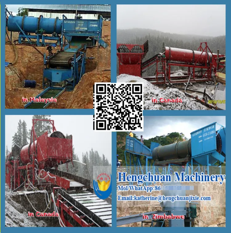 Complete Set Placer Alluvial Gold Washing Plant for Sale