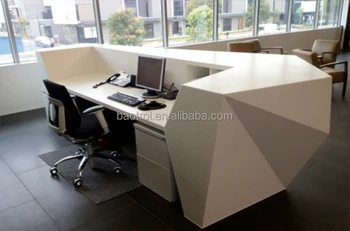 Boutique Front Reception Desk/luxury Shopping Mall White Diamond ...