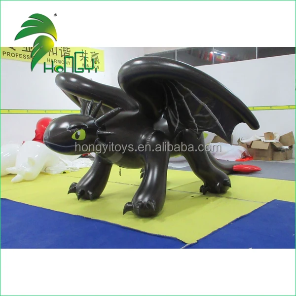 Hongyi Inflatable Black Dragon Costume,Inflatable Toothless Black ...