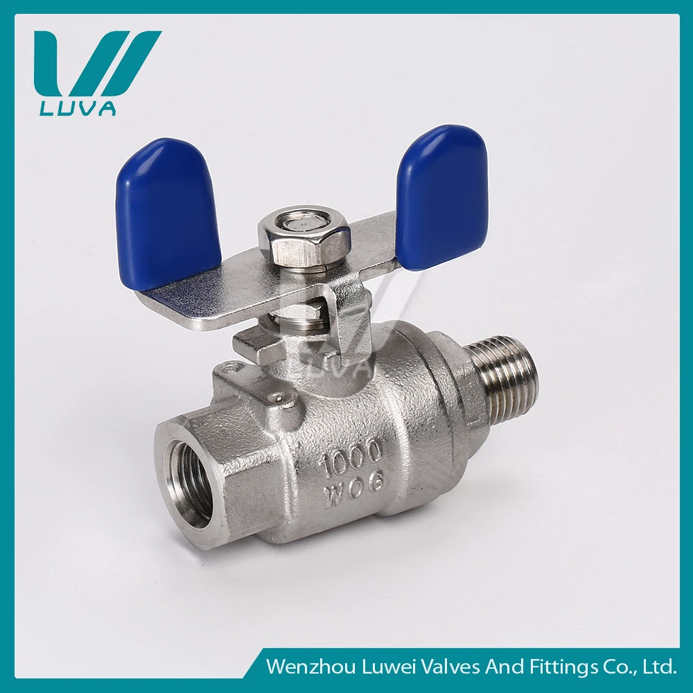 Stainless Steel 150 Lb 1000 Wog Npt Bspt Female Threaded Platform Ball Valve - Buy 304 1000 Wog ...