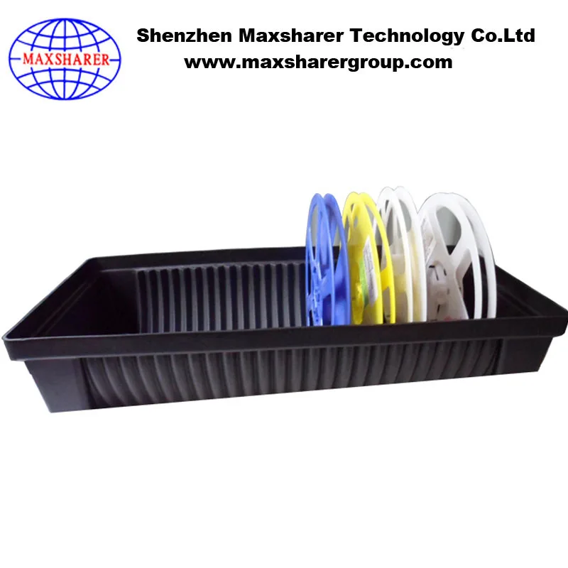 Cleanroom Black Plastic Ic Plate Smt Reel Tray Antistatic Esd Box - Buy ...