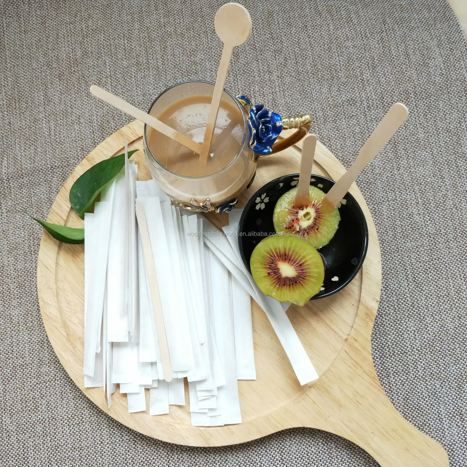 2019 Disposable Wooden Tea And Sugar Coffee Stir Bar Stick For Sale ...
