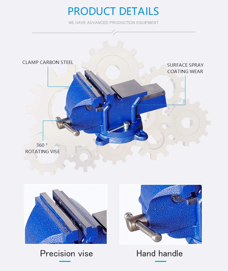 Skillful Manufacture Hydraulic Vice Types Of Bench Vise - Buy Vise ...