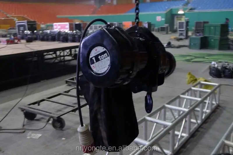 Electric Stage Truss Motor Hoist with Dual Brake System