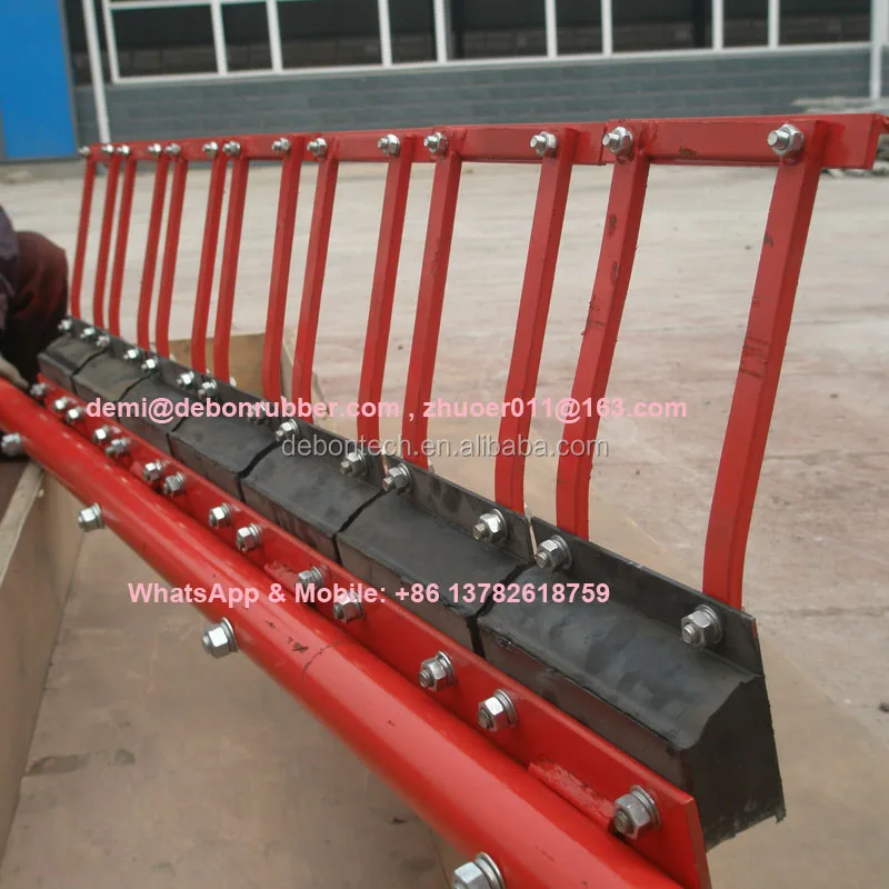 Alloy Tungsten Conveyor Belt Scraper H Type Alloy Belt Cleaner - Buy ...