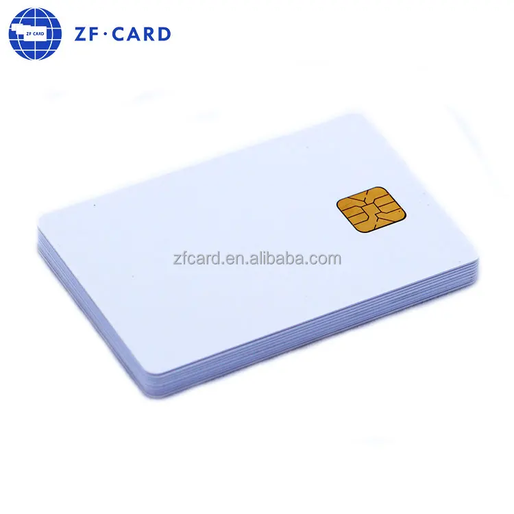 High Quality Blank Pvc Sle4442/4428/5542/5528 Smart Sim Chip Cards ...