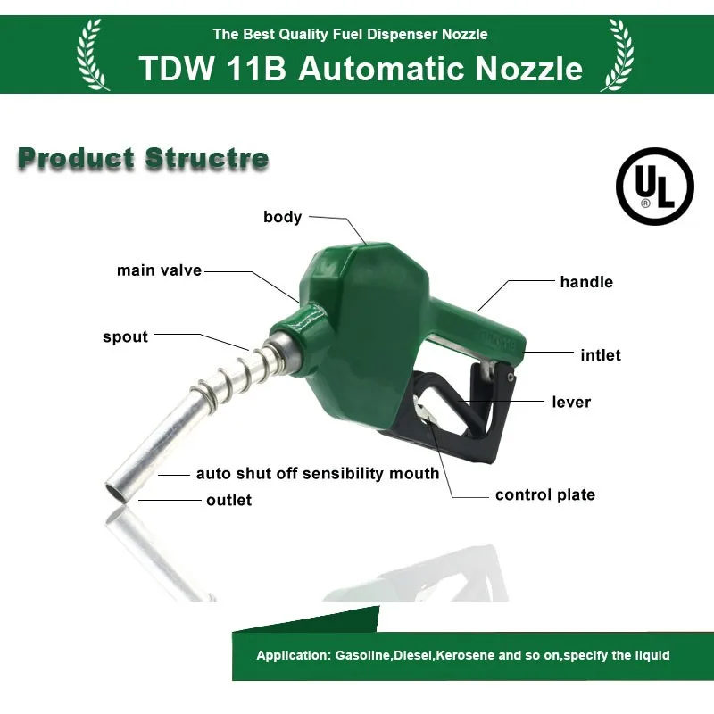 Ul Listed Tdw 11b Pressure Sensitive Automatic Gas Fuel Nozzle - Buy ...