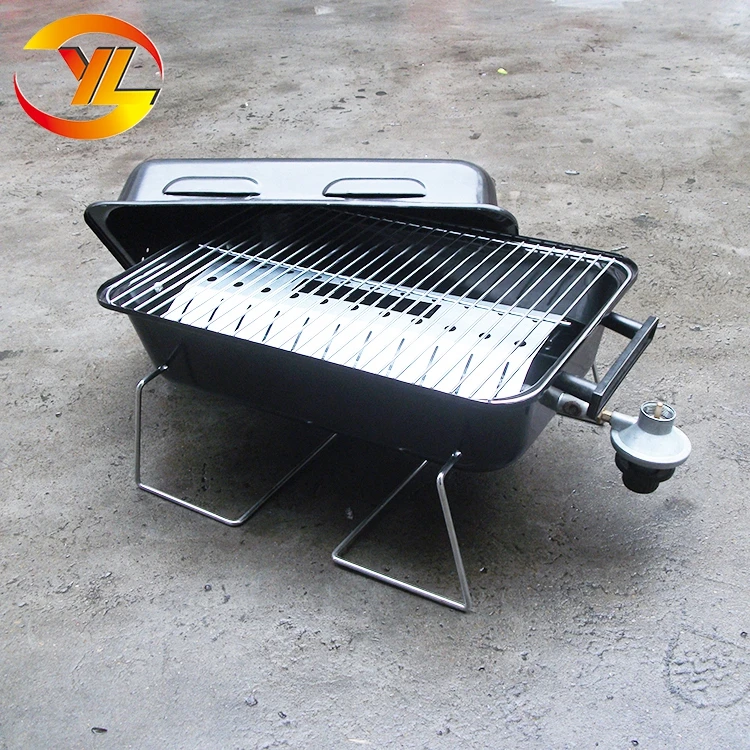 Tabletop Portable Twin Side Cylinder Mini Gas Portable Bbq Grill - Buy ...