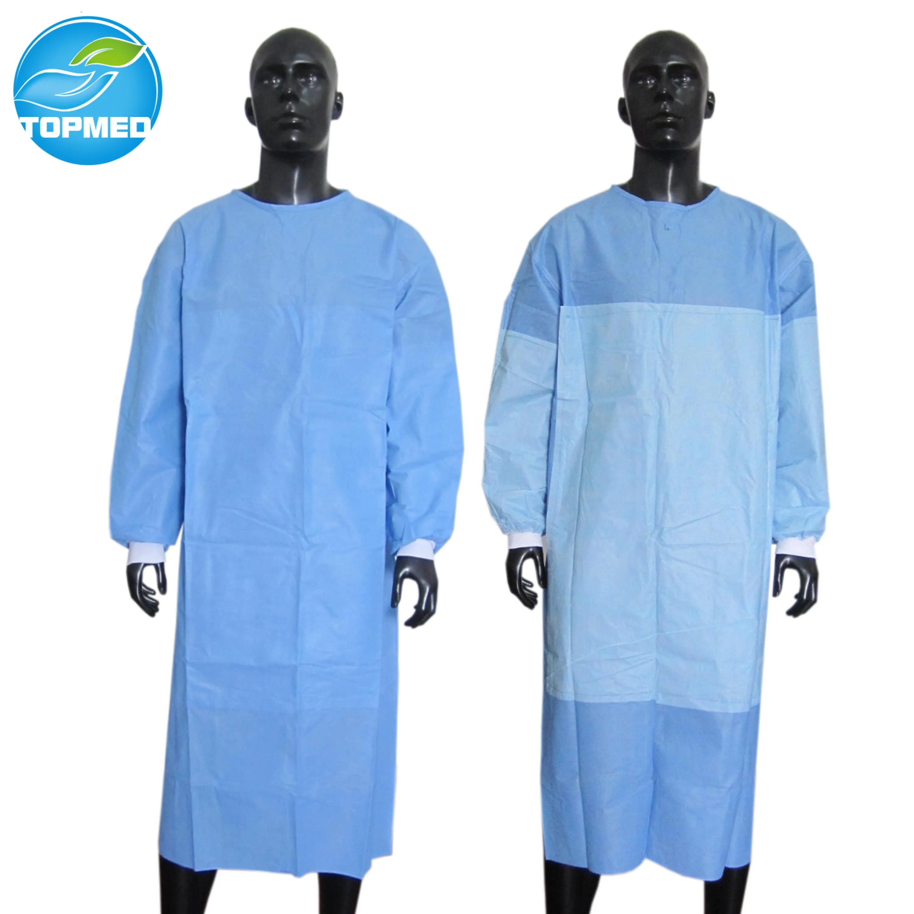 Hospital Non-woven Clothing Disposable Patient Gown For Patient - Buy ...