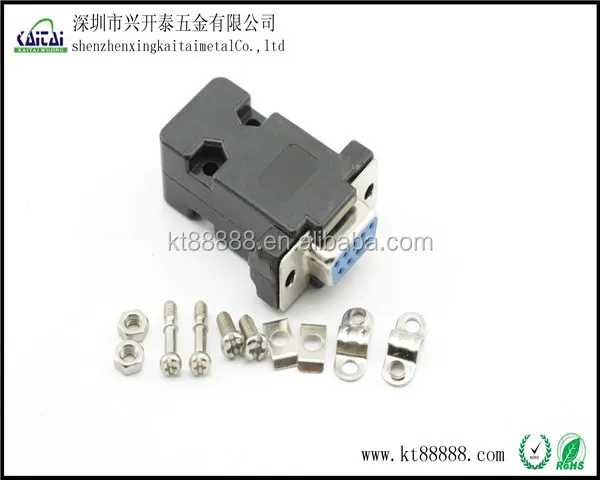 Usb Rs232 9p Connector Shell Black With 9p Female Hood - Buy 9p ...