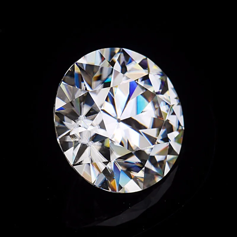 Old European Cut Moissanite Diamond Def White 7.0mm 1.25cts Synthetic ...