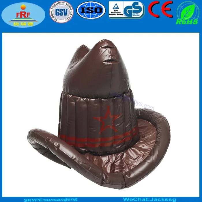 20inch Brown Adult Inflatable Cowboy Hat - Buy Inflatable Cowboy Hat ...