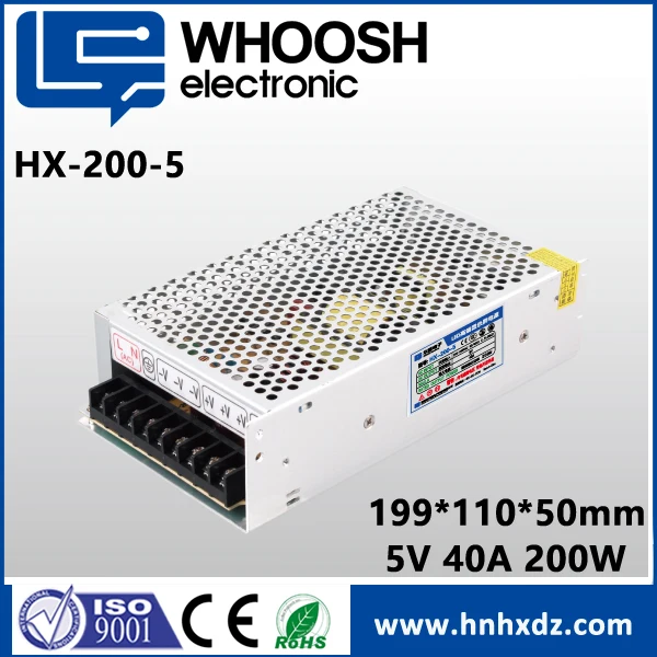 Wholesale Constant Voltage 5v 200w 40a Switching Power Supply - Buy 5v ...