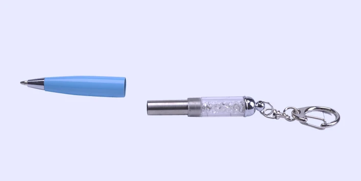 Beautiful Twist Crystal Mini Key Chain Pen,Pen Gift,Metal Key Chain ...