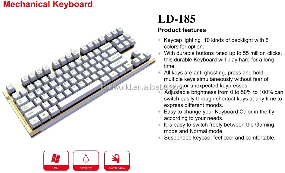 Large Print Keycaps - Enhance Your Keyboard Experience