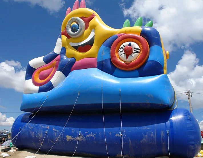 Funny Rainbow Giant Inflatable Water Parks - Amusement & Fun