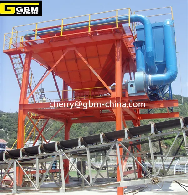 Belt Conveyor Unloading Hopper Intake Mobile Port Eco-hopper - Buy Port ...