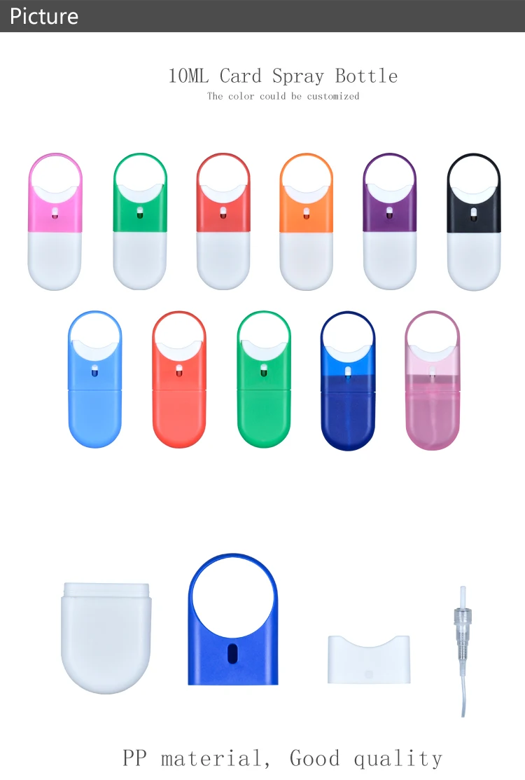 10 15 Ml Empty Perfume Card Shape Spray Bottles/10ml Refillable Aerosol ...