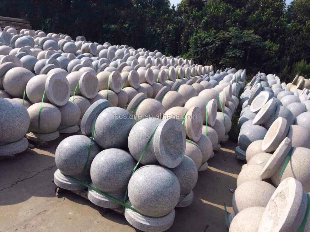 Polished Car Parking Stop Ball Stone - Durable & Stylish