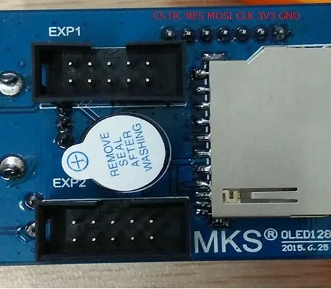 Reprap Ramps1.4 Mks 12864oled Display 1.3inch Smart Controller Mini ...