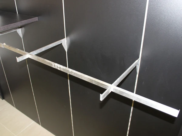 Single Slot Wall Display Shelf Channel - Buy Wall Display Shelf Channel ...