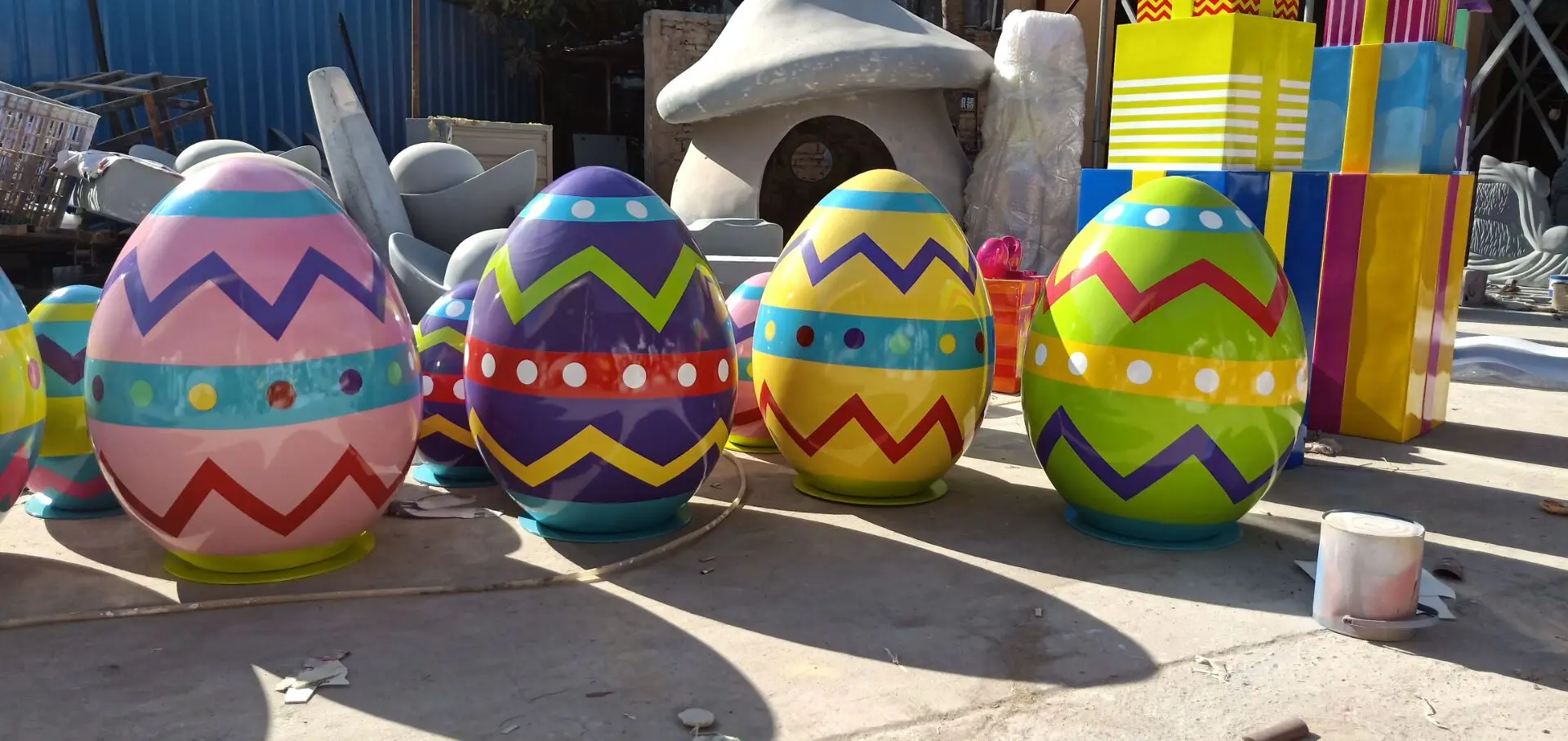 Custom Design Giant Easter Egg Prop - Perfect for Holiday Decor