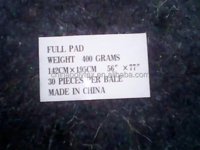 Needle Punched Shoddy Pad For Mattress Or Sofa - Buy Shoddy Pad,Shoddy ...