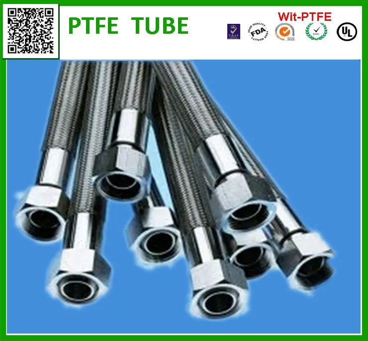 High Pressure Ptfe Lined Flexible Hose/braided Stainless Ptfe Tube ...