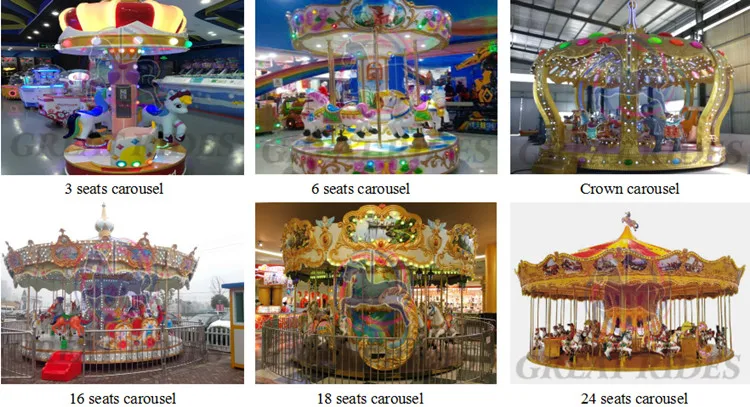 Madagascar Carousel - Fun Kiddie Amusement Ride for Sale