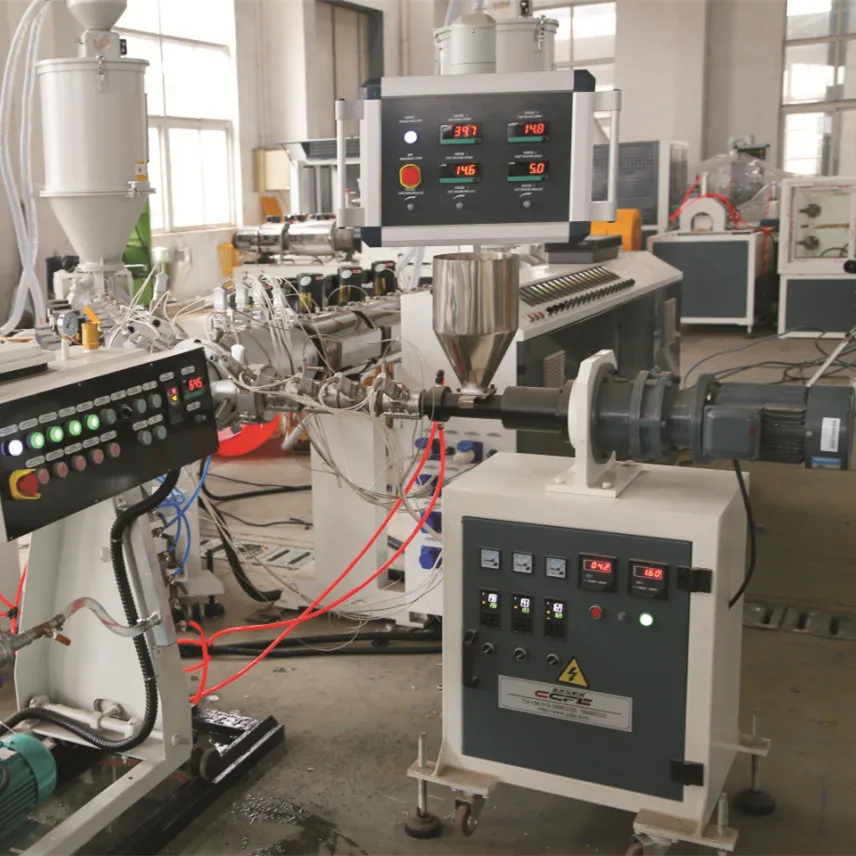 Pp Pe Pipe Extruder Line Plastic Water Pprc Pipes Making Machine Pp Hd ...